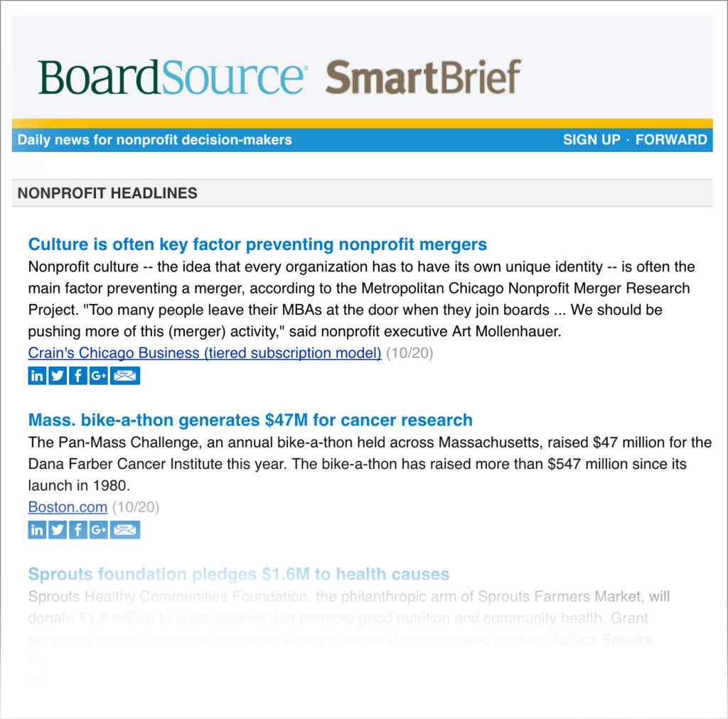 BoardSource SmartBrief - BoardSource
