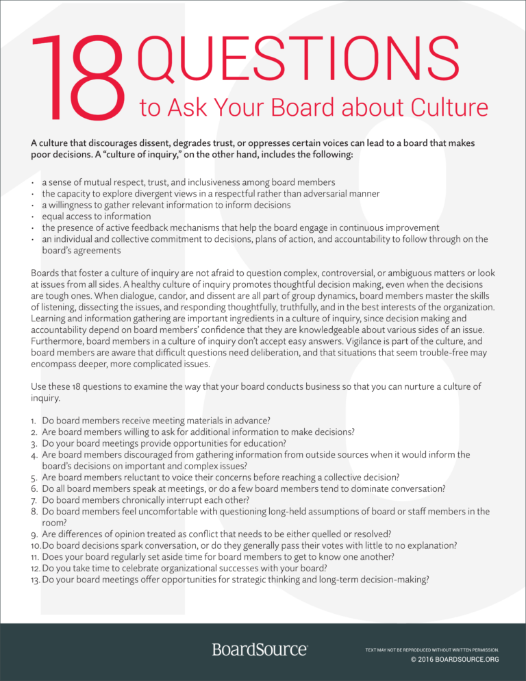 Board Evaluation and Assessing Performance | BoardSource