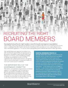 Board Composition and Recruitment - BoardSource