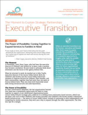 Executive Transition and Succession Planning - BoardSource