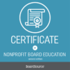 Certificate Programs for Nonprofit Leaders - BoardSource