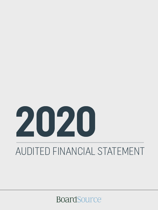 Transparency - Financial and Annual Reports - BoardSource