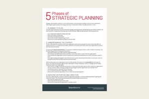 5 Phases of Strategic Planning - BoardSource