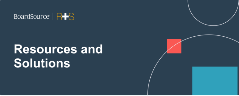 Downloadable Resources & Tools - BoardSource